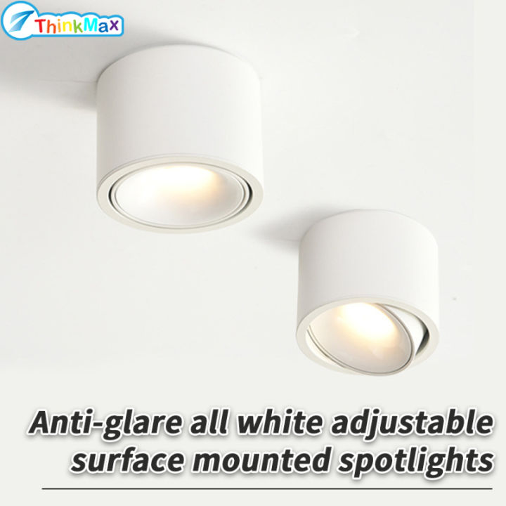 LED Ceiling Spotlight 7W Downlight Surface Mount 3000K Warm Light ...