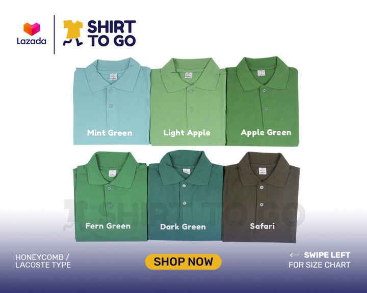 SOFTEX Polo Shirt for Men and Women SHADES OF GREEN | Lazada PH