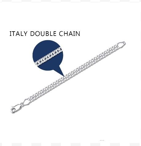 Authentic 925 Silver 3M-8M Original 925 Italy Silver DOUBLE BARB ...