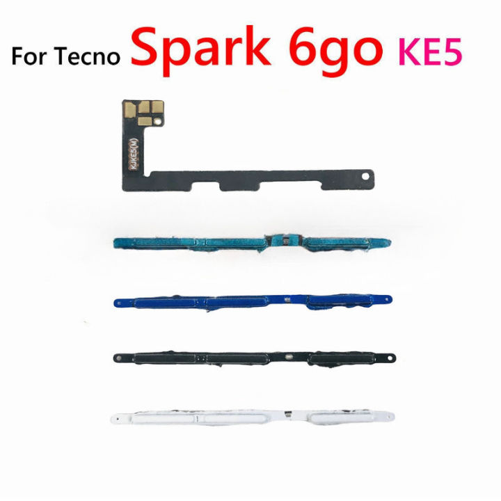 Power Volume button flex For Tecno Spark 6 Go KE5k KE5j Side key Button ...