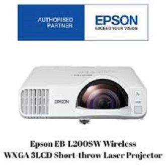 Epson EB-L210SW LCD Projector WXGA (1280 X 768) 4000 Lumens (Short-Throw) (Laser Projector ...