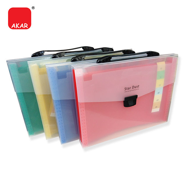 (Star Dust Design) A4 Size Expanding File 12'S Pocket / Expandable ...