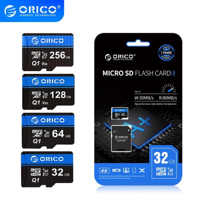 ORICO SD Card Memory Card 8GB/16GB/32GB/64GB/128GB/256GB 80MB/S mini TF ...