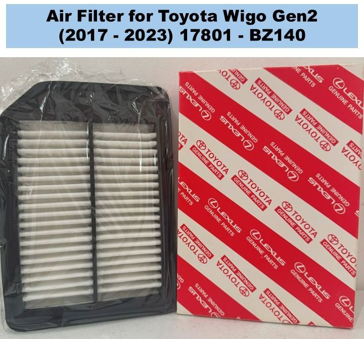Air Filter for Toyota Wigo Gen2 (2017 - 2023) 17801 - BZ140 | Lazada PH
