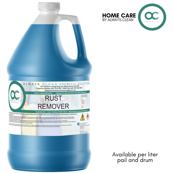 RUST REMOVER 1 GALLON BY ALWAYS CLEAN | Lazada PH