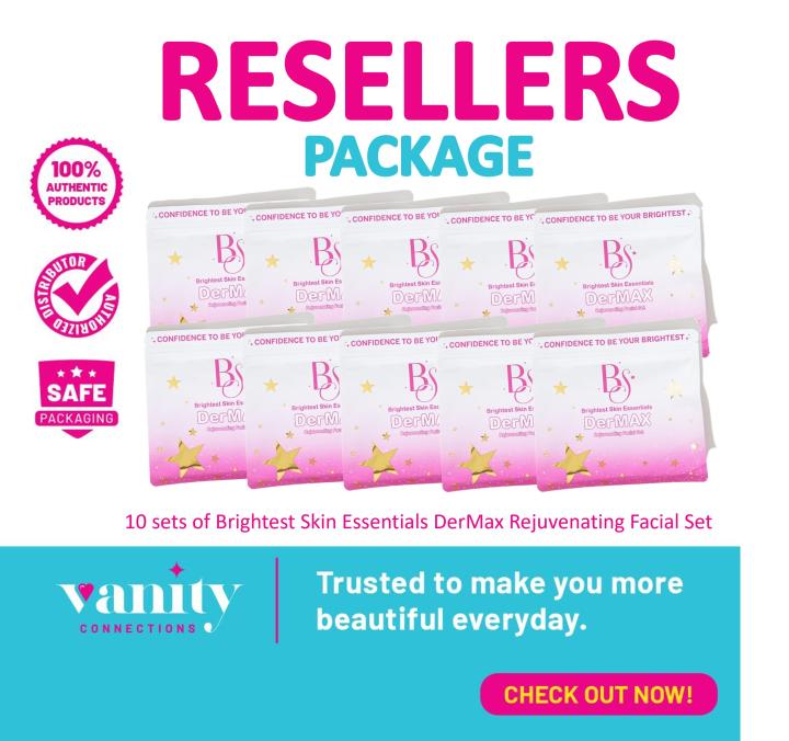 Brightest Skin Essentials DerMax Rejuvenating Facial Set Reseller ...