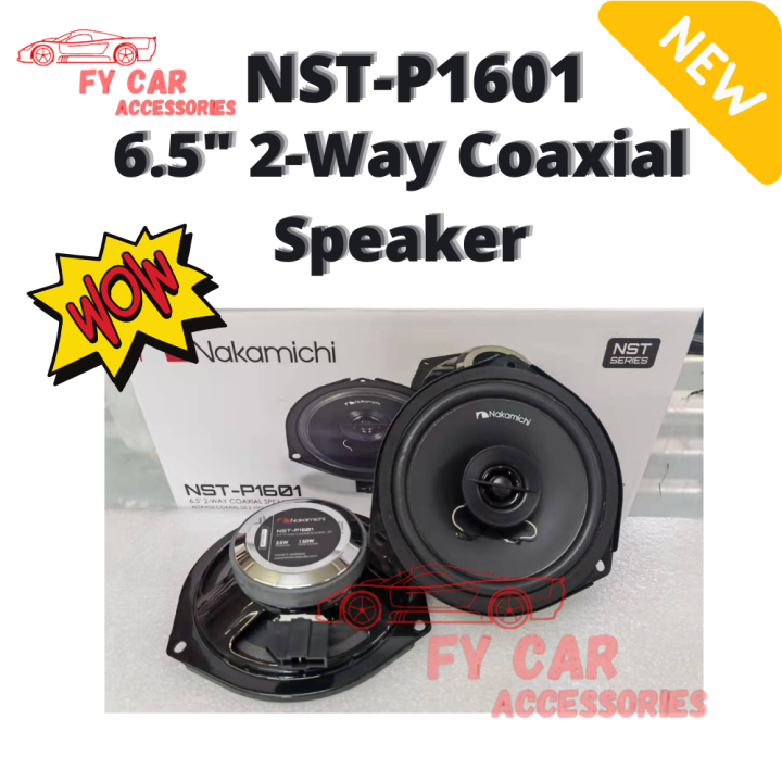 Nakamichi 6.5inch Plug & Play OEM 2-Way Coaxial Speaker NST-P1601 For ...
