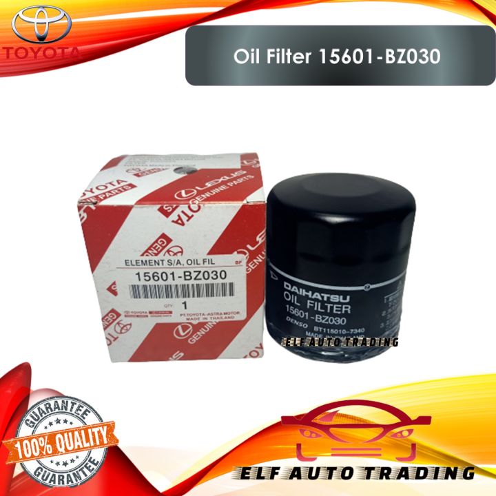 Oil Filter (15601-BZ030) for Toyota Avanza, Toyota Rush, Toyota Wigo ...