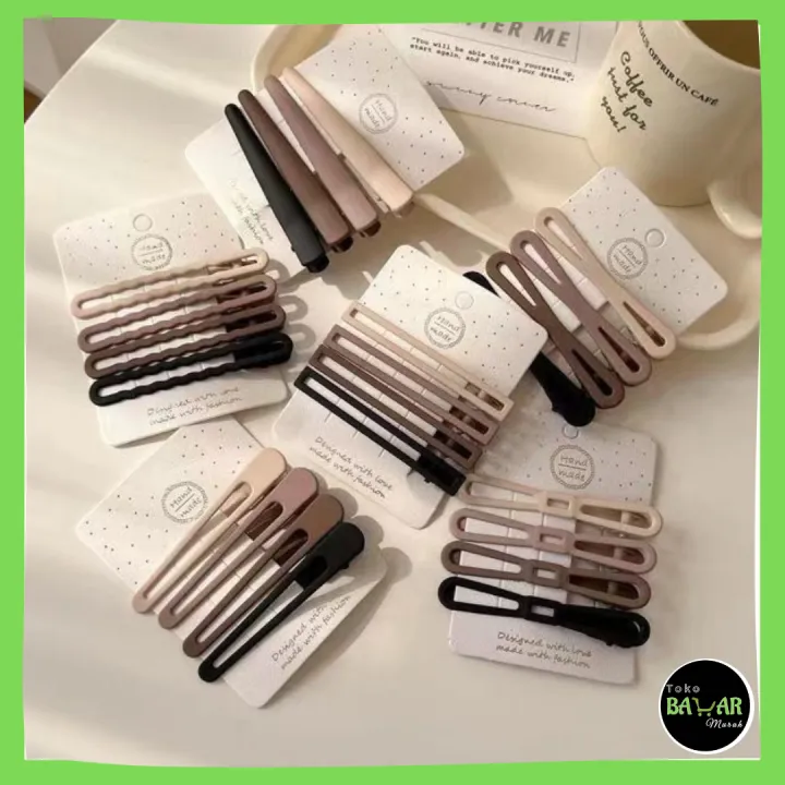 Jepit Poni Korea / Jepit Rambut Korean Style / Set Jepit Rambut Korean ...