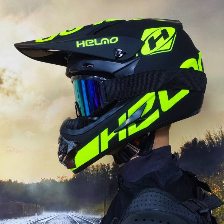 Off road motorcycle full face helmet | Lazada PH