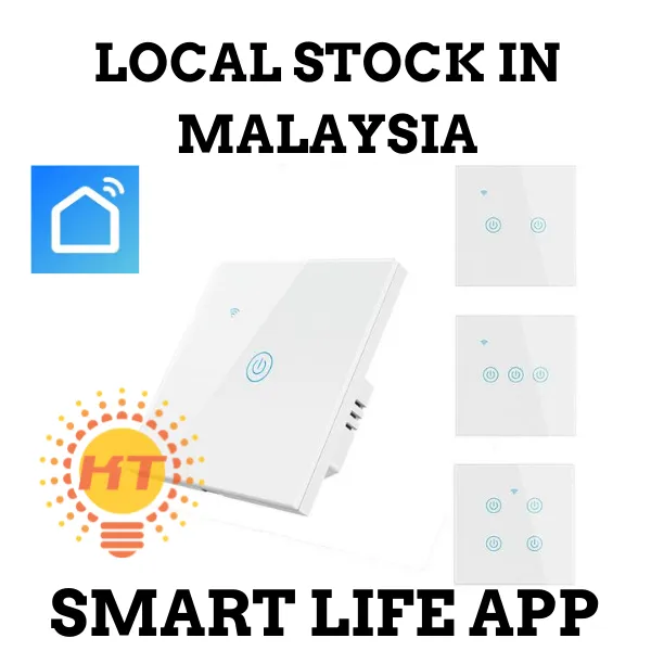 Smart Life app Wifi Smart Touch 2 in 1 Wall Switch | Lazada