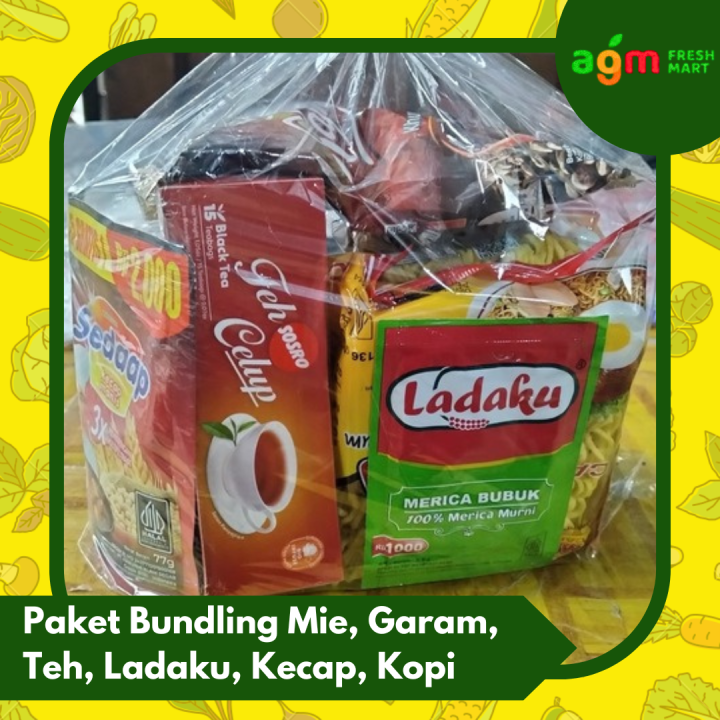 Paket Bundling Bumbu Dapur, Sembako, Kecap sedaap, Garam Kapal, Ladaku ...