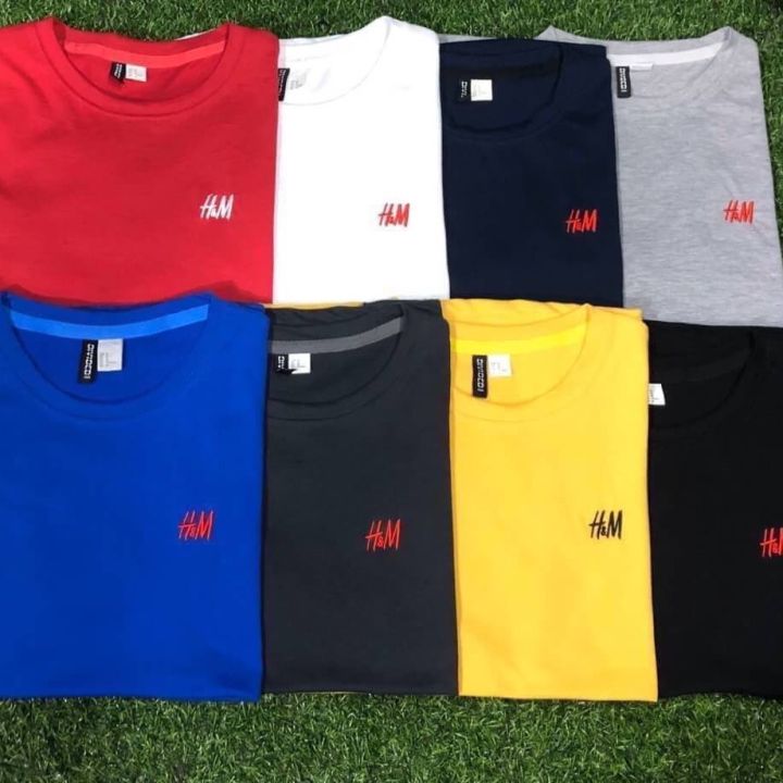เสื้อยืดคอกลม HMใส่สบาย | Lazada.co.th