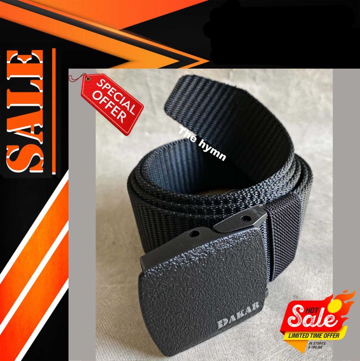 เข็มขัดผ้าสกีน Dakar สุภาพบุรุษ ล็อคกระชับ ราคาพิเศษ โปรโมชั่น จัดส่ง ...