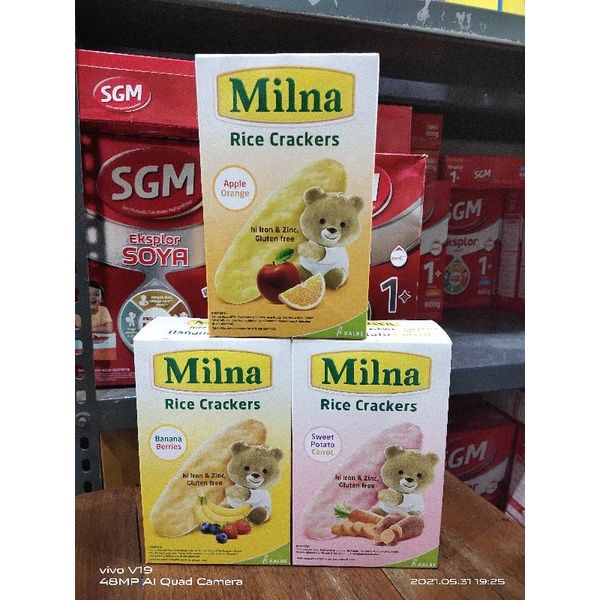 Milna rice crakers | Lazada Indonesia