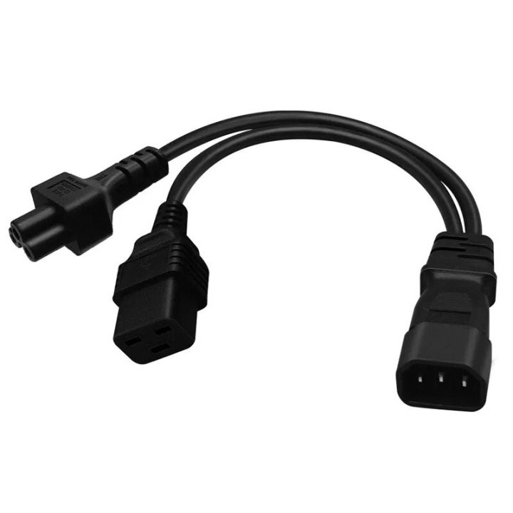 IEC320 C14 Plug To C19 C5 Socket AC Power Extension Wire Cord Y Type ...