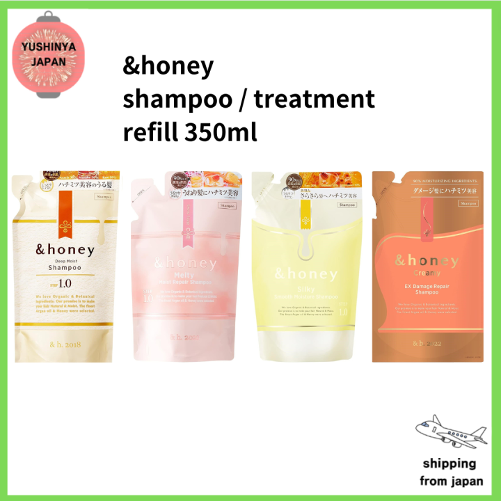 & honey Shampoo Treatment 350g and Honey Deep Moist / Melty / Silky ...