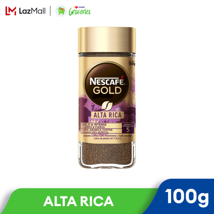 Nescafe Gold Origins Alta Rica 100g Jar, Instant Coffee Powder, Coffee ...