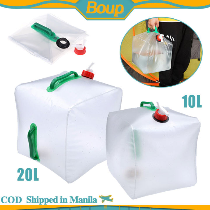 Camping Collapsible Water Container Portable Foldable Water Container Camping Water Container ...