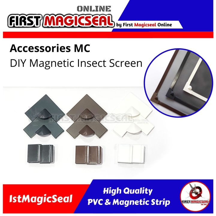 1stMagicSeal - Accessories MC (Corner Set) for DIY Magnetic Mosquito ...