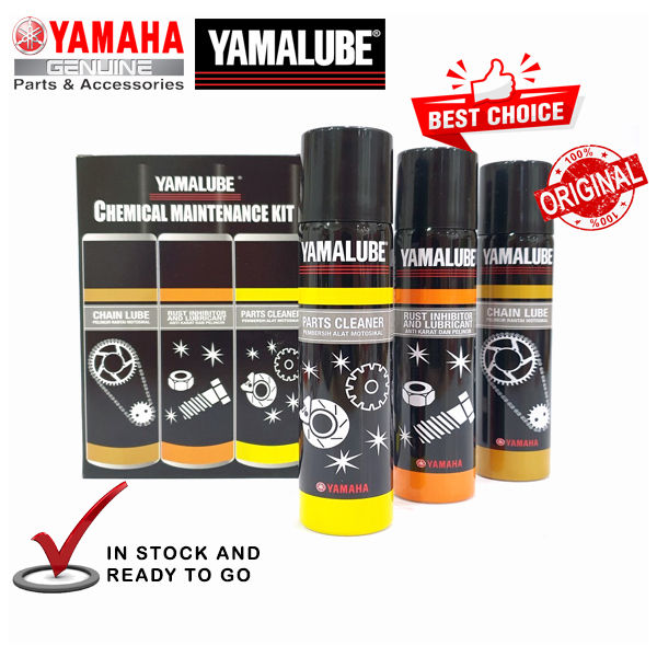 YAMAHA YAMALUBE CHEMICAL MAINTENANCE KIT CHAIN LUBE RUST INHIBITOR ...