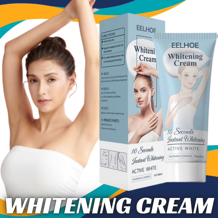 Eelhoe 10 Seconds Instant Whitening Cream Underarm Armpit Whitening ...