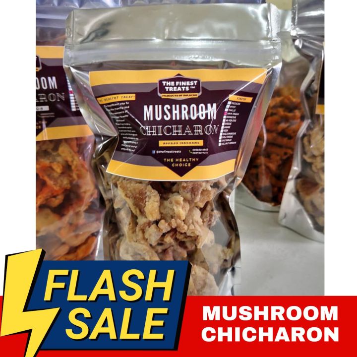 CRISPY MUSHROOM CHICHARON ALUMINUM POUCH Mushroom Chicharon Retail ...