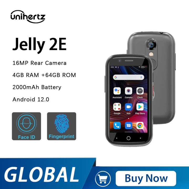 Global Version Unihertz Jelly 2E 4G Mini Smartphone Android 12 3" HD Display 4GB+64GB 2000mAh ...
