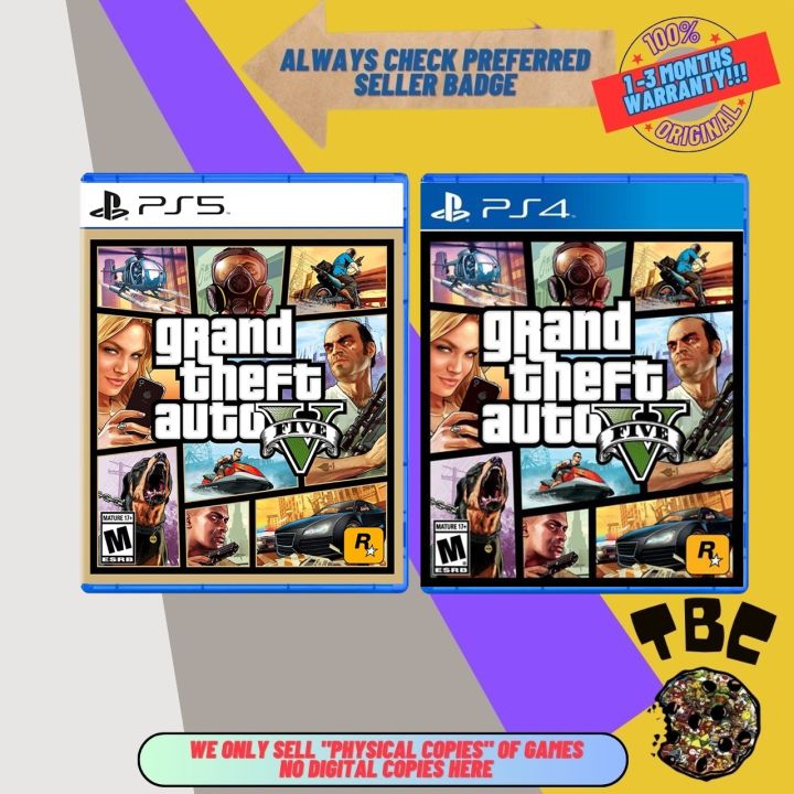 PS5 Grand Theft Auto V - Playstation 5 [R3][PRELOVED] | Lazada PH