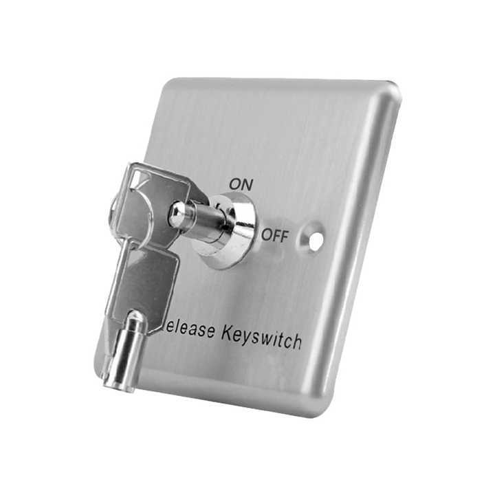 Two Positions Access Control Electrical Key Switch Exit Button With Key ...