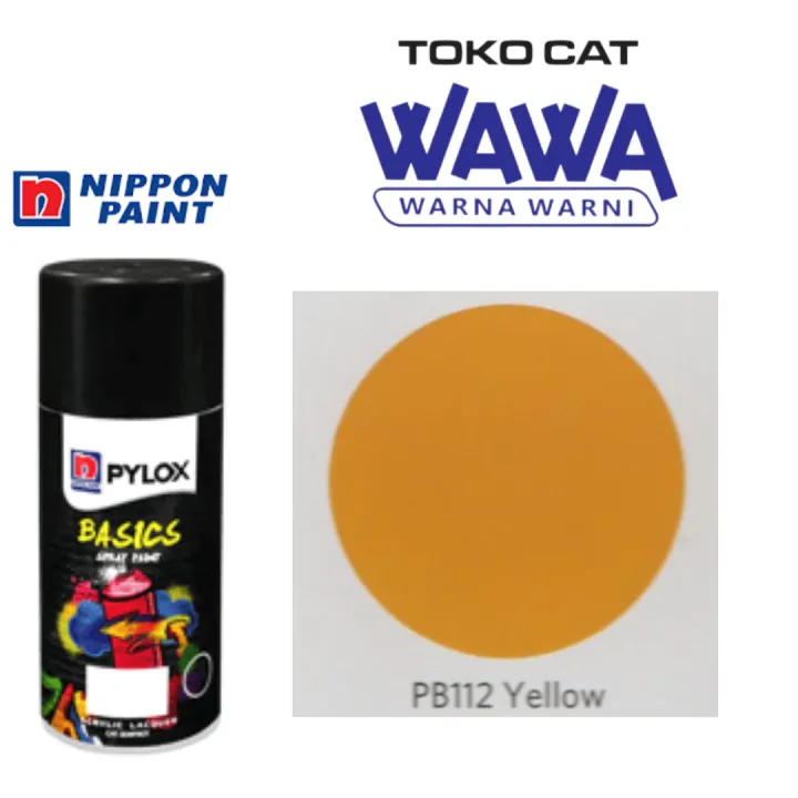 cat semprot Pylox Basic 300cc nipon paint cat semprot no 1 kilap cepat ...