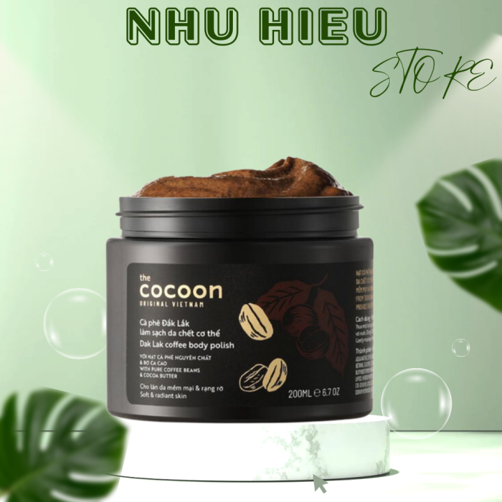 Tẩy da chết Cocoon 200ml | Tẩy tế bào chết toàn thân từ cà phê Đắk Lắk ...