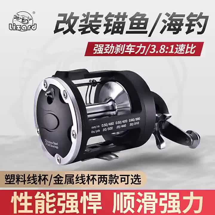 Fishing Reel Visual Anchor Fish Full Metal Head Fishing Wheel Sea ...