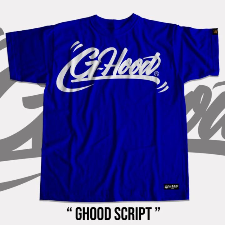 G-HOOD (BLUE SCRIPT) HEAVYWEIGHT TEE | Lazada PH