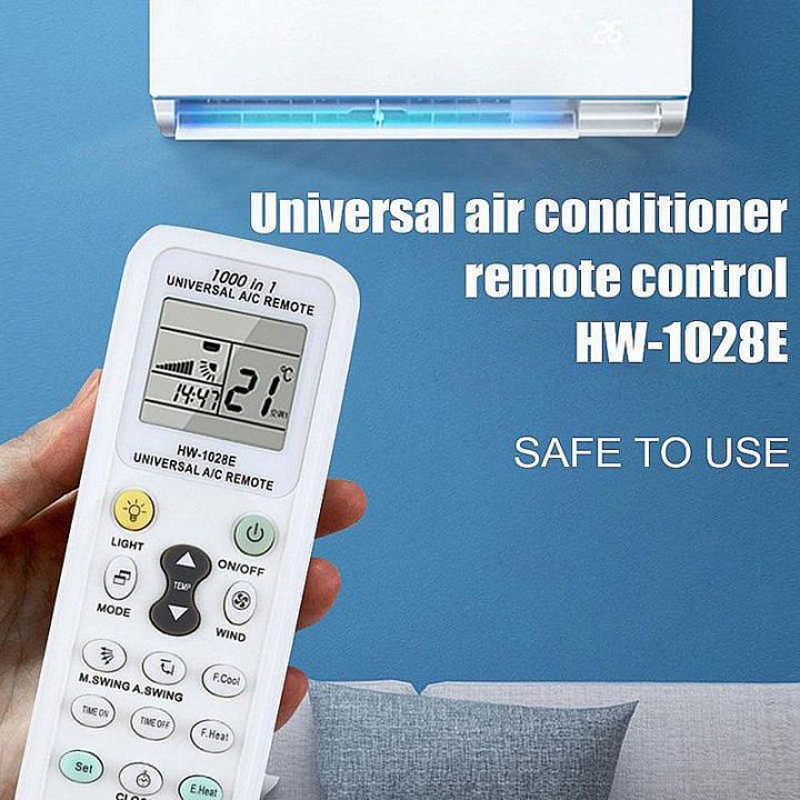 1000 in1 K-1028E Universal A/C Remote Control LCD Air Condition ...