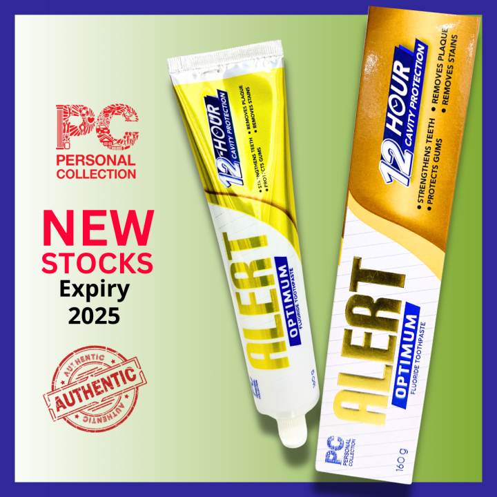 Alert Optimum Fluoride Toothpaste Advance Care Intense Fresh Gel Fresh ...