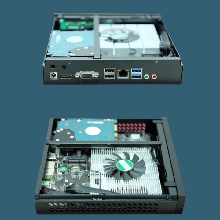 DX01 Thin Mini ITX Desktop Computer Chassis Spare Parts Thin Half ...