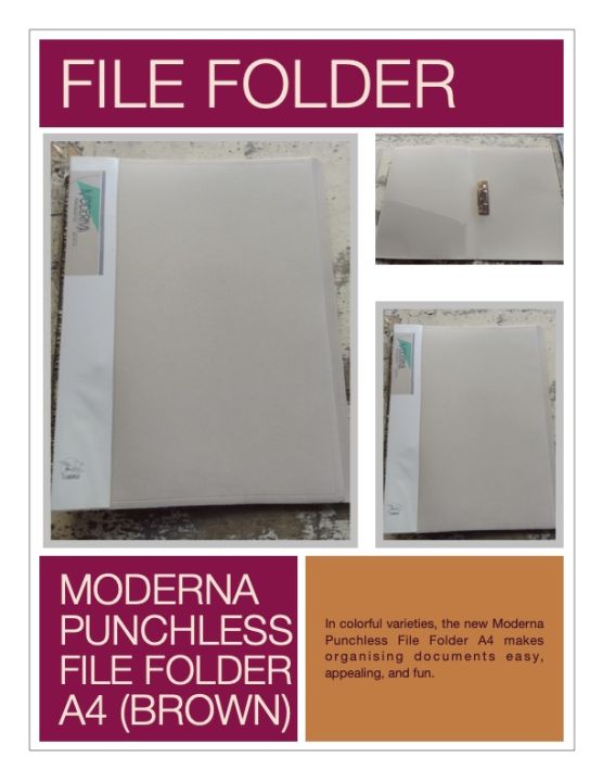 Flamingo Moderna Punchless File Folder | Lazada PH