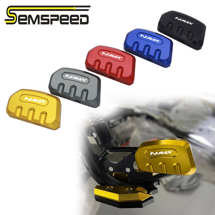 SEMSPEED For Yamaha N-MAX NMAX 155 150 125 V2 2020-2023 2024 Motorcycle CNC Side Foot Kick Stand ...