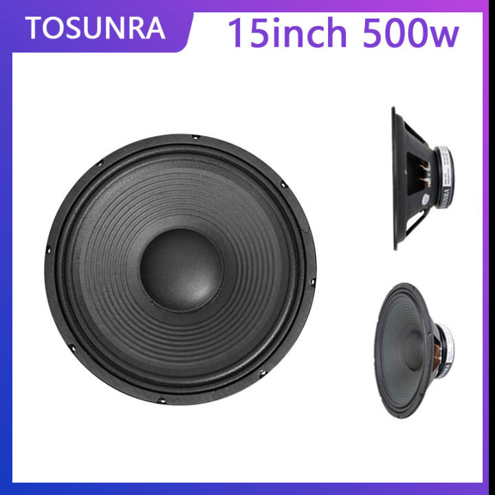 TOSUNRA Speaker 15 Inches 500watts 8Ω Woofer Home Audio Diy Subwoofer ...