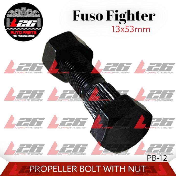 Mitsubishi Fuso Fighter PROPELLER BOLT WITH NUT 13x53mm PB-12 | Lazada PH