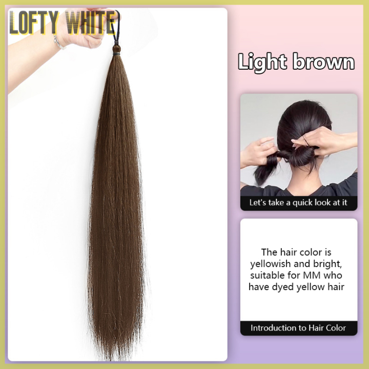 Lofty White วิกผมแบบม้วนได้เอง, วิกผมหัวกลมชิ้นเดียวมีที่ม้วนผมด้านบนเป็นกะโหลกสูง | Lazada.co.th