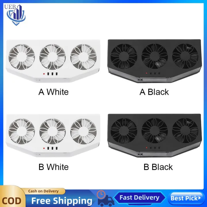[Ueb Wholesale Center]Solar Powered Car Exhaust Fan with 3 Air Outlets ...