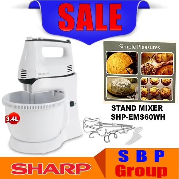 SHARP STAND MIXER (SHP-EMS60WH) | Lazada