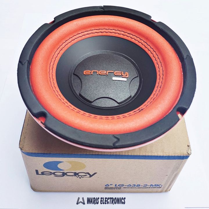 Speaker Subwoofer Legacy 6 inch Energy Series LG 638 2 MK1 Double Coil ...