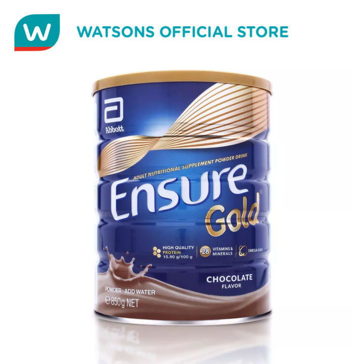 ENSURE Gold Choco 850g Powdered Milk - Adult Supplement | Lazada PH