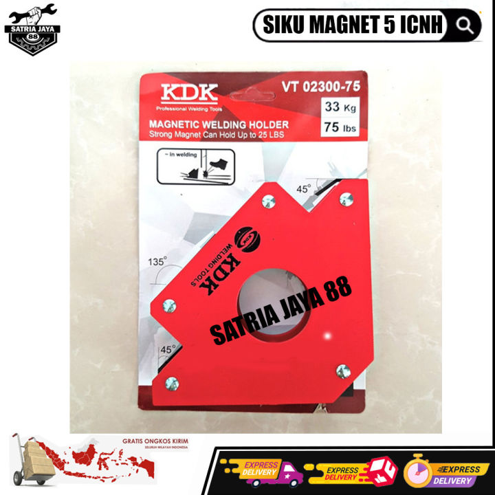 SIKU MAGNET LAS 5 INCH 75 LB 75 LBS / WELDING MAGNETIC HOLDER 5 75LBS ...