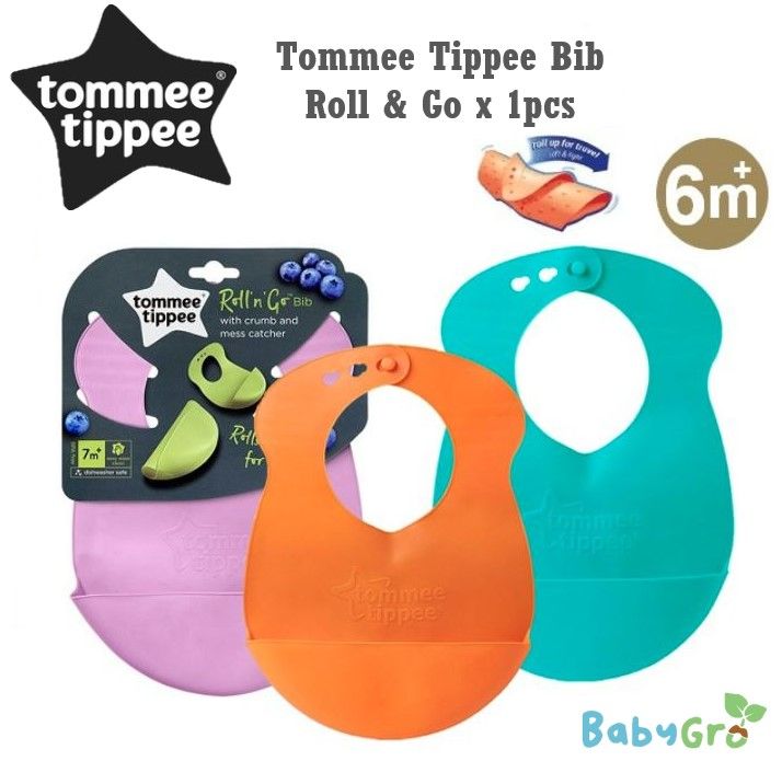 Tommee Tippee Bib Roll and Go Baby Bib x 1pcs | Lazada
