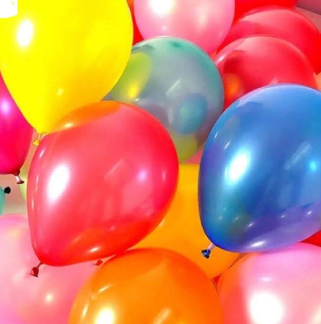 Balon Karet Metalik Tebal isi 5 pcs / Balon Metalik / Balon Latex ...