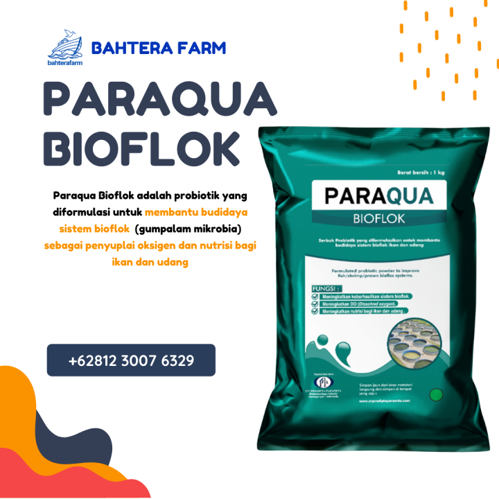 Paraqua Bioflok 1 Kg – Probiotik Udang untuk Kolam Bioflok – Probiotik ...